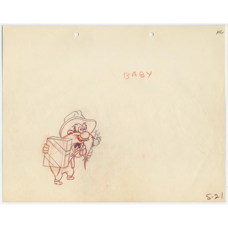 Hare Trimmed Original Production Drawing: Yosemite Sam - The Ultimate ...